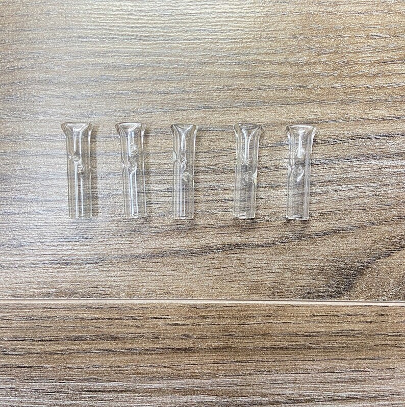 5 PACK Rolling Filter, Reusable Smoking Tips Pack, Glass Tips Filters ...