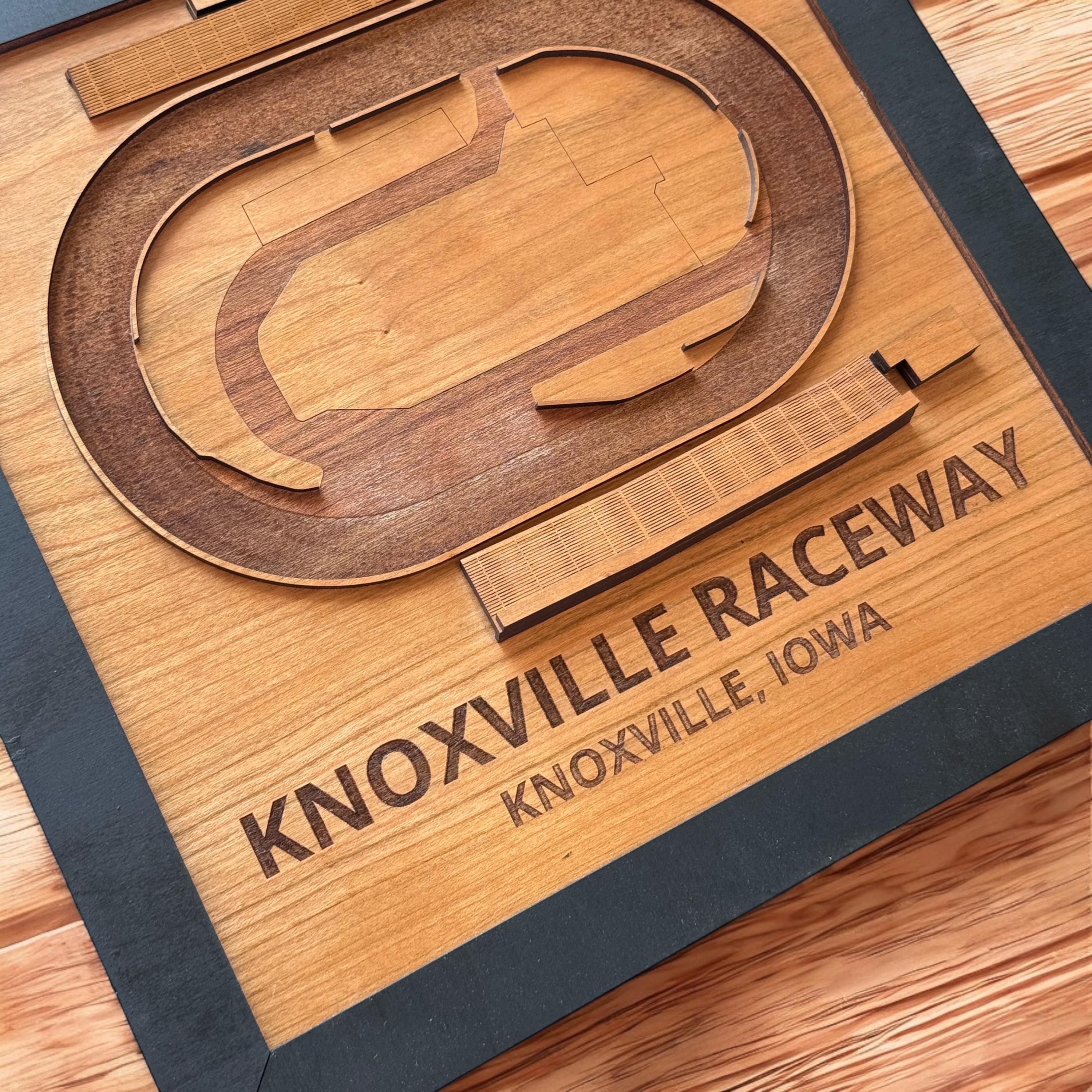 Knoxville Raceway 3D Wood Track Map – Laser Cut Racing Wall Art, Sprint ...