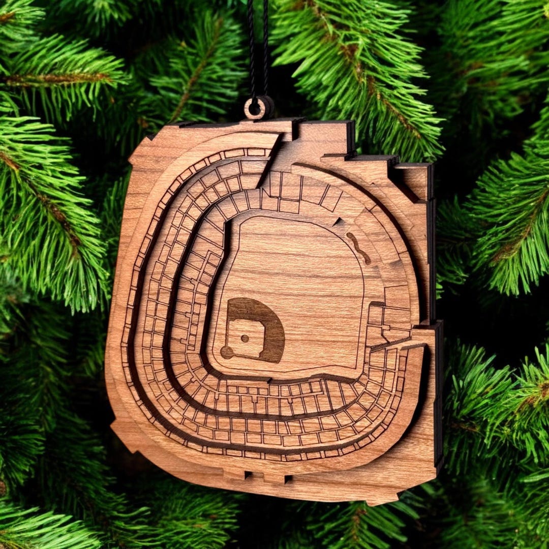 Yankee Stadium Wooden Ornament - New York Yankees Baseball Gift - 3D ...