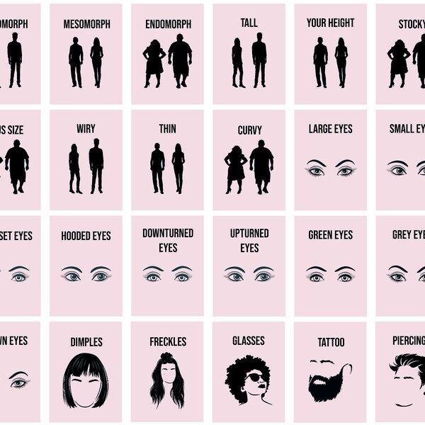 Physical Trait Oracle Deck Etsy