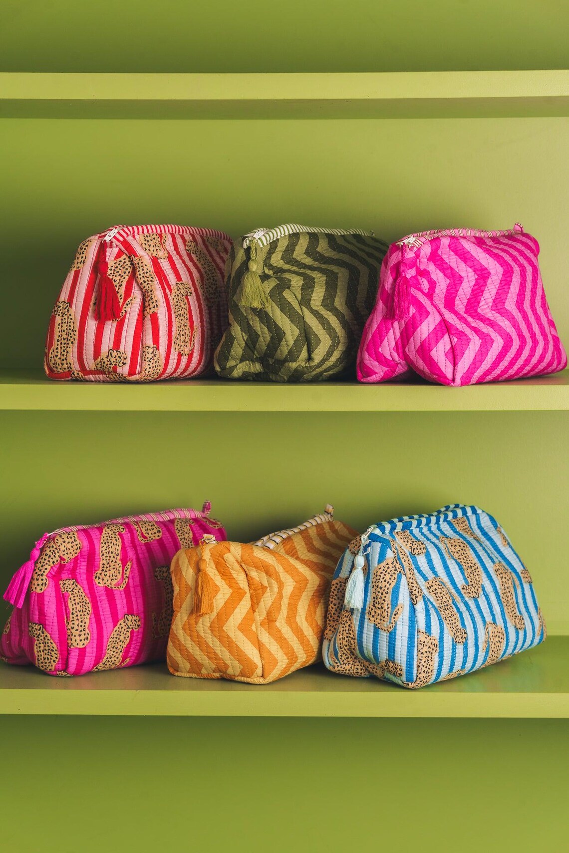 Hand Block Printed Wash Bags - Etsy
