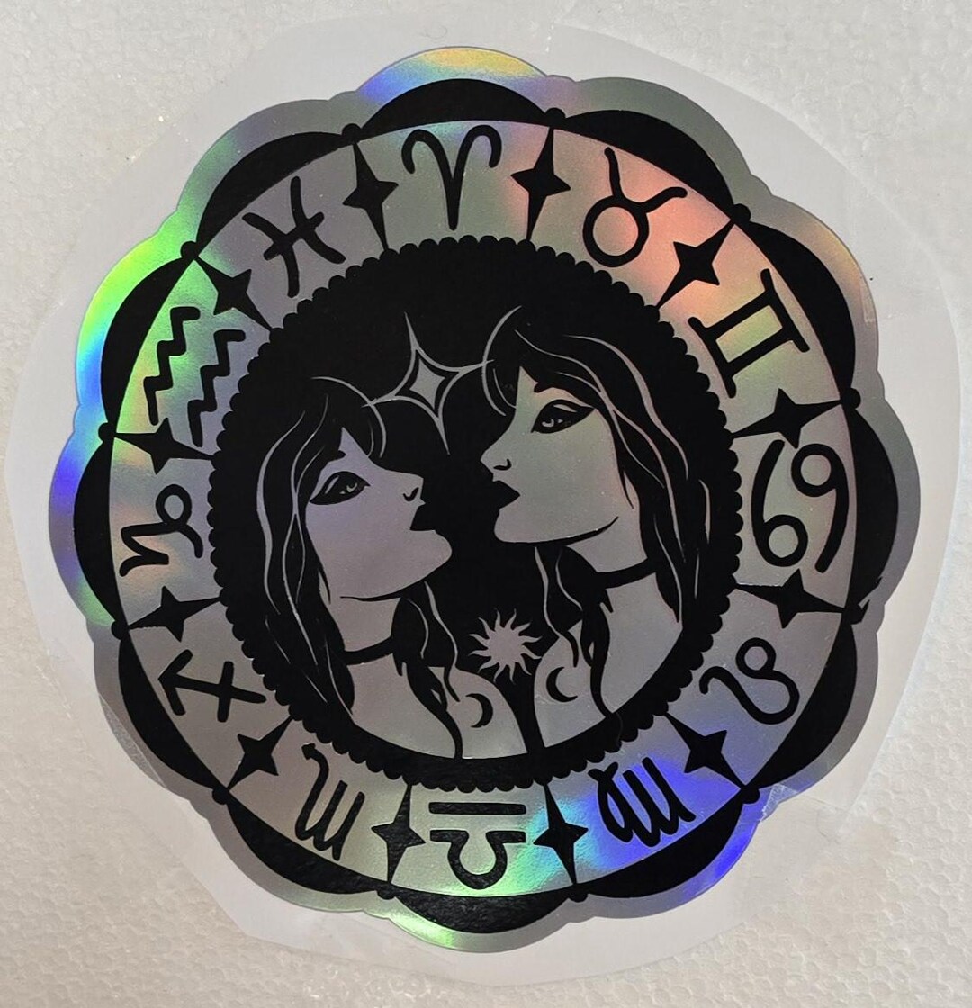Gemini Astrology Chart Decal - Etsy