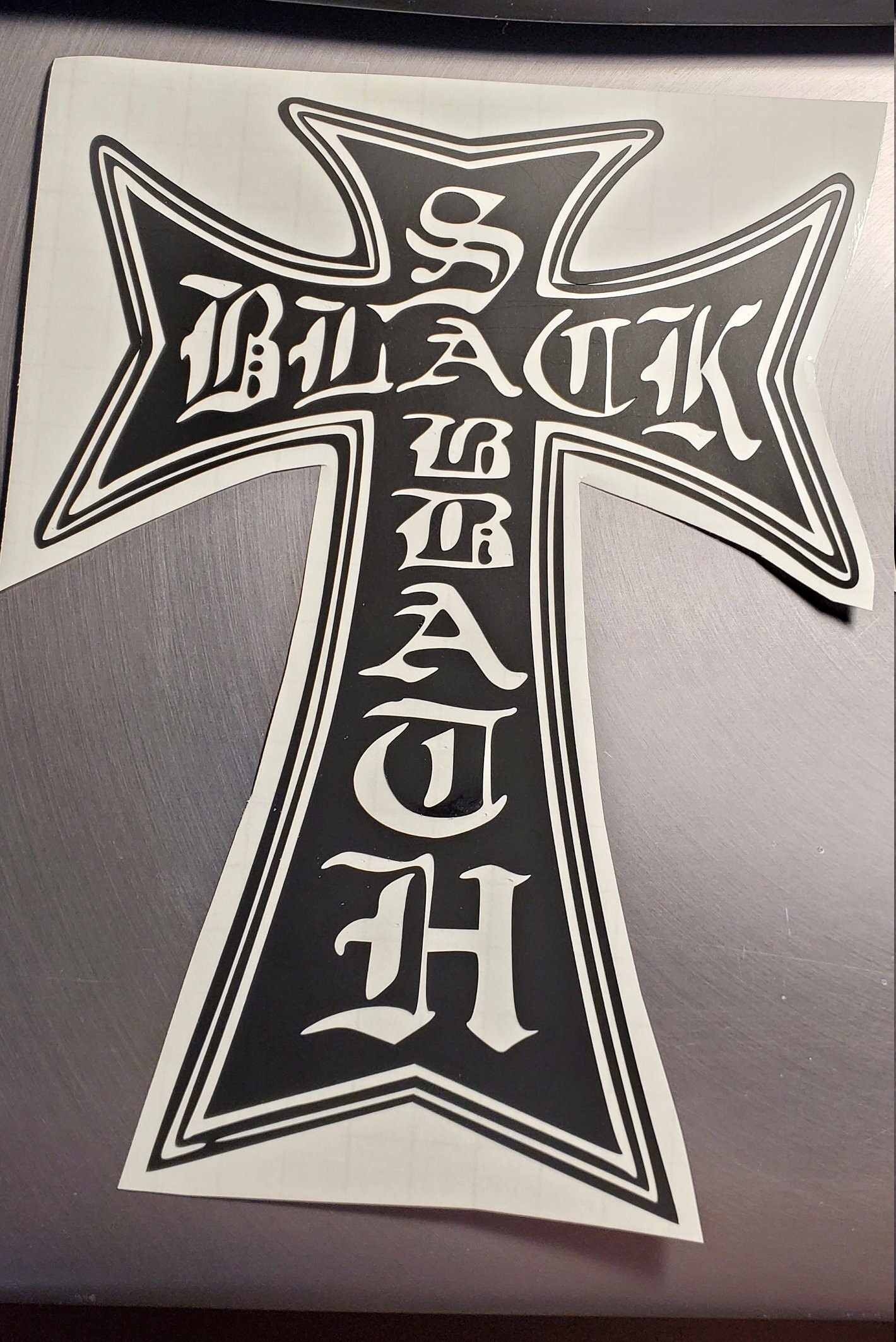Black Sabbath Cross - Etsy