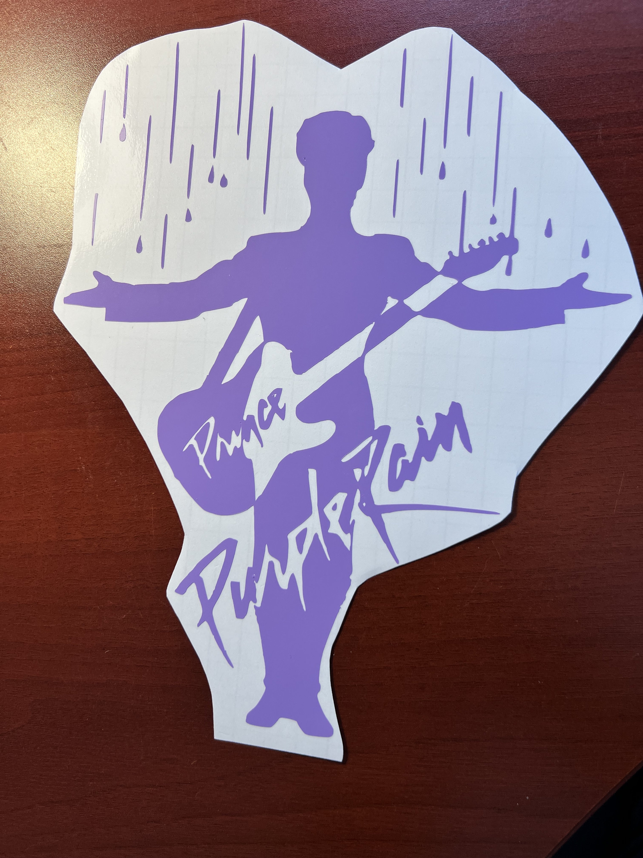 Prince Purple Rain Decal - Etsy