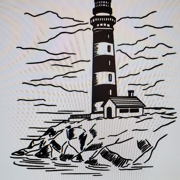 Lighthouse Decal - Etsy