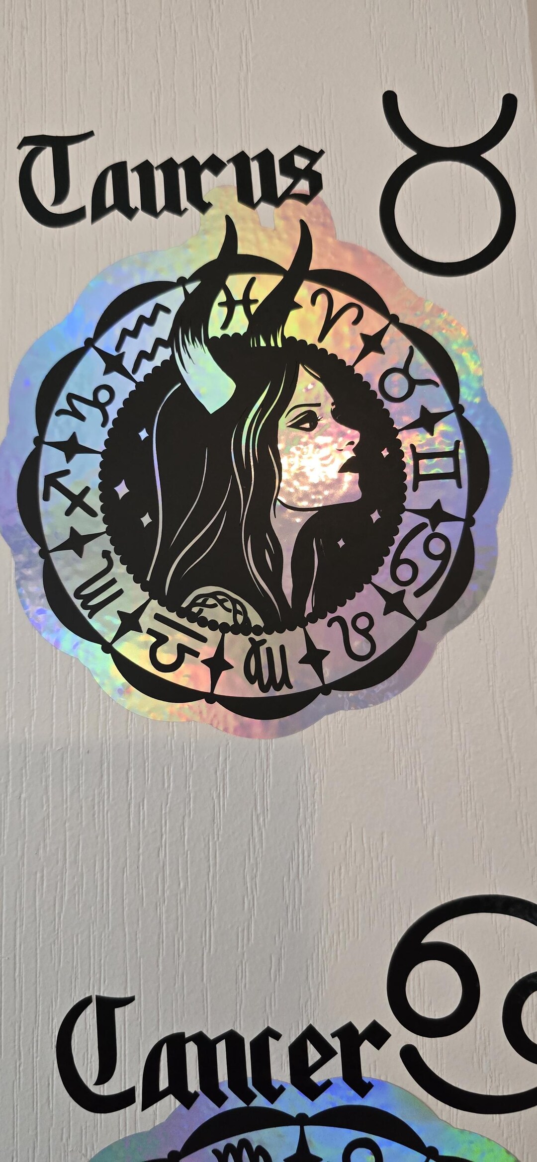 Taurus Astrology Chart Decal - Etsy