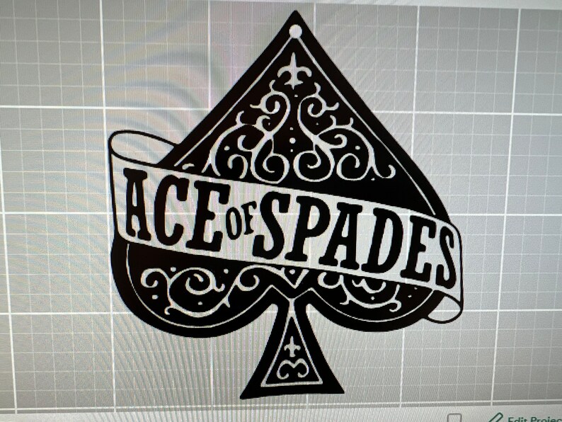 Ace of Spades Decal - Etsy