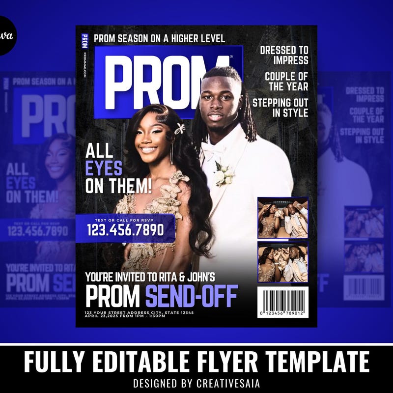 Prom Send off Flyer - Etsy