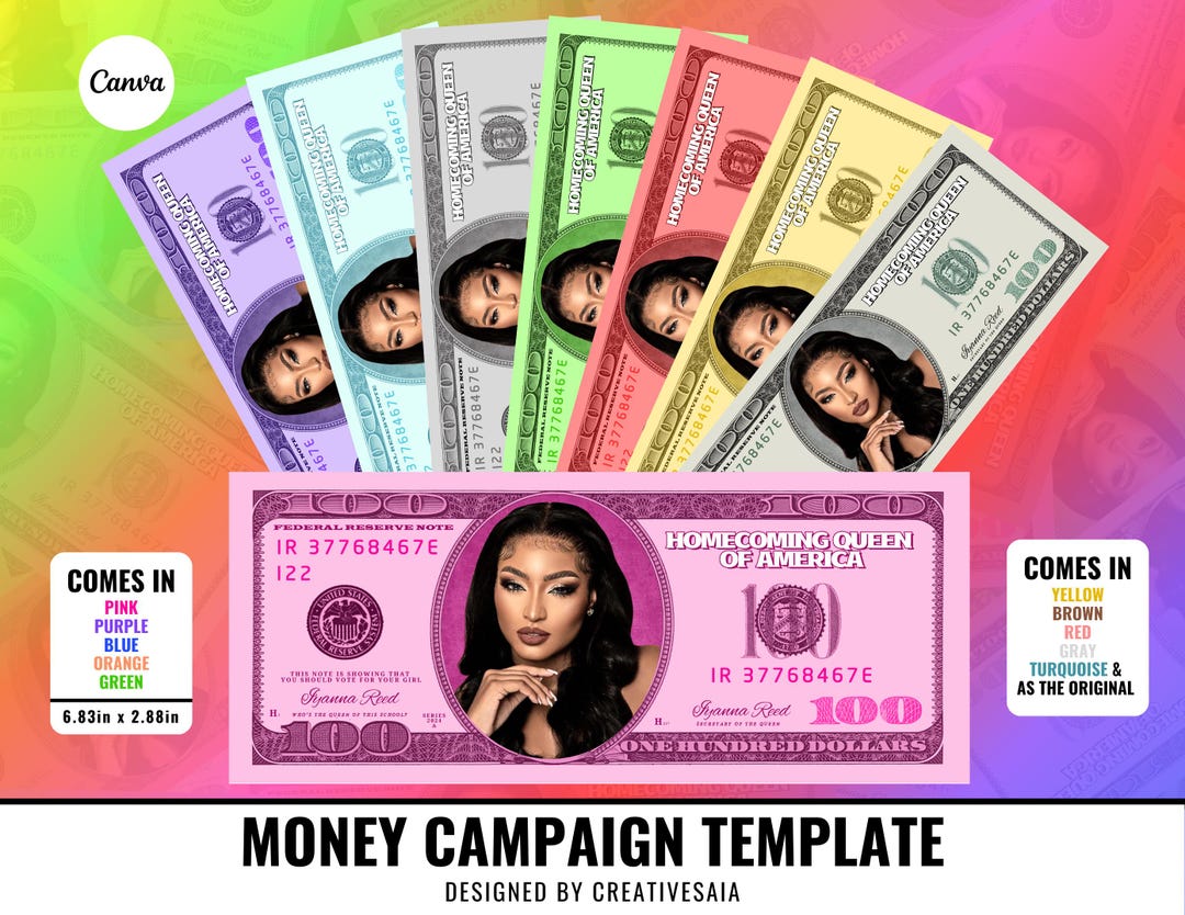Homecoming Money Campaign | Customizable DIY HOCO Money | Homecoming ...