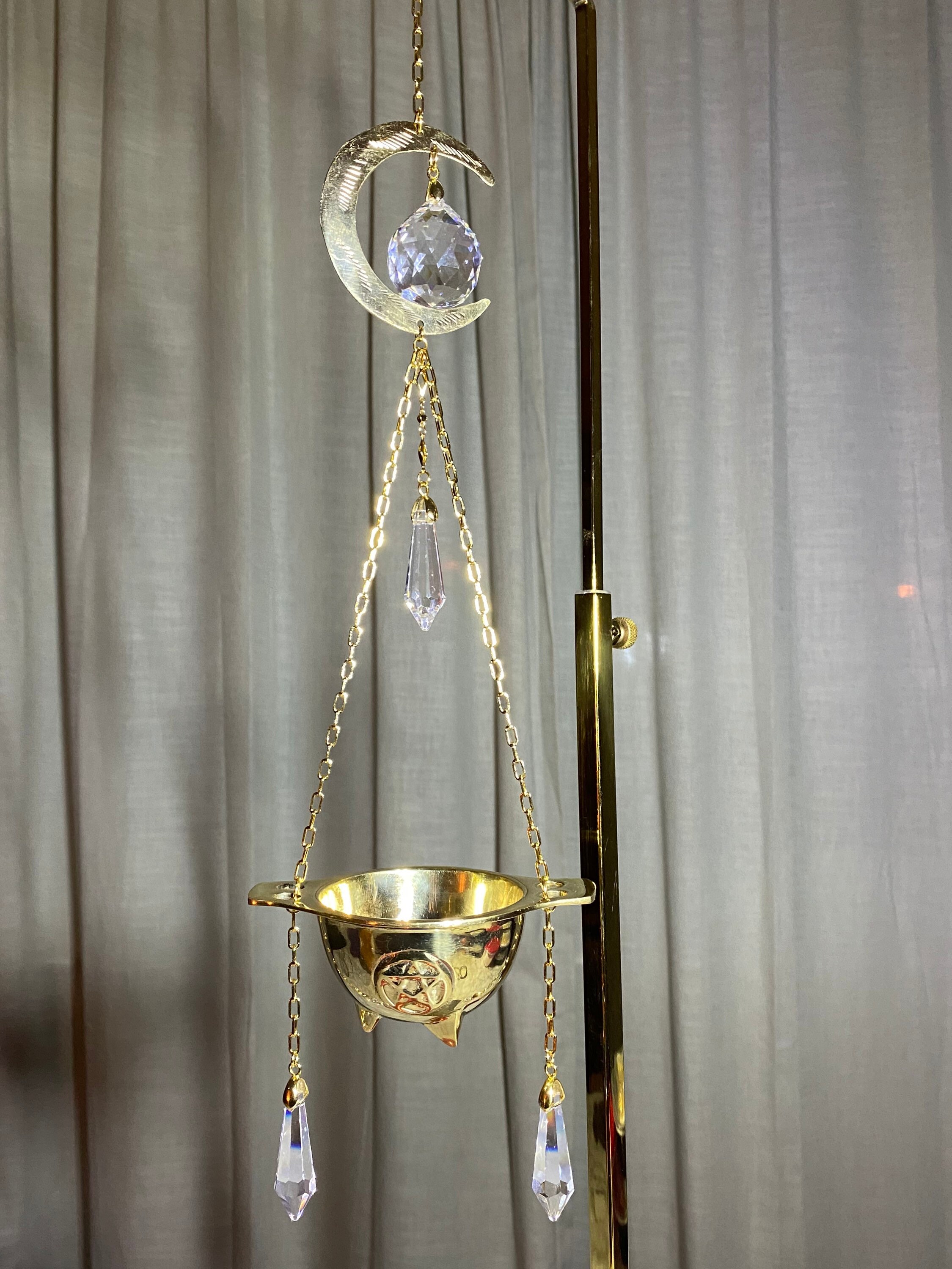 Moon Crystal Cauldron Suncatcher - Etsy