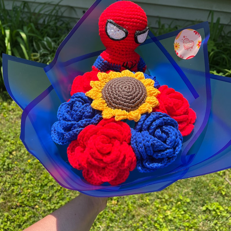 Spiderman Flower Bouquet - Etsy
