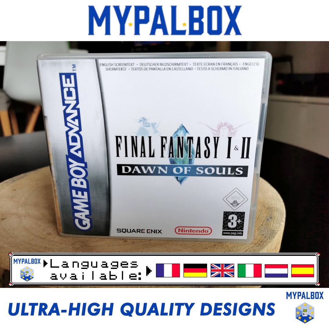 Ds Game Case for Final Fantasy I-II : Dawn of Souls (pal) | FF I-II ...