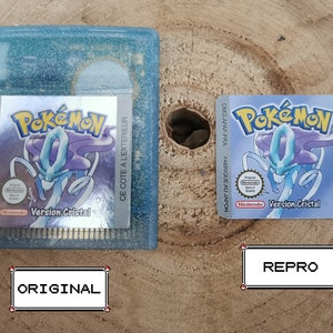 Gameboy Label for Pokémon Crystal PAL/USA Highest Fidelity Available ...