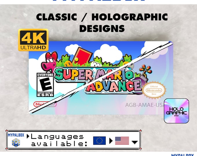 Classic / Holo Label for Super Mario Advance 1 (EU/USA) on Gameboy ...