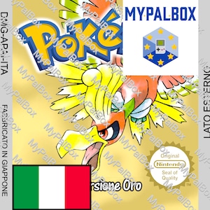 Gameboy Label for Pokémon Gold (PAL/USA) | Highest Fidelity Available ...