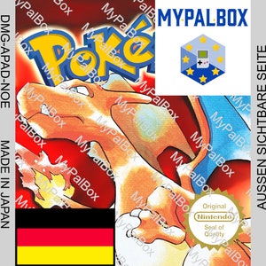 Gameboy Label for Pokémon Red (PAL/USA) | Highest Fidelity Available ...