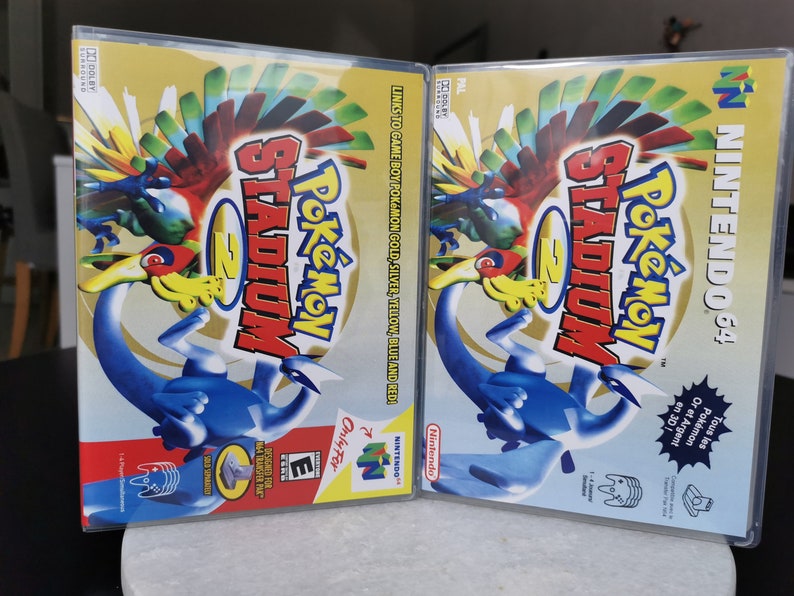 Universal N64 Game Case for Pokémon Stadium 2 (FR/USA) | Custom Game ...