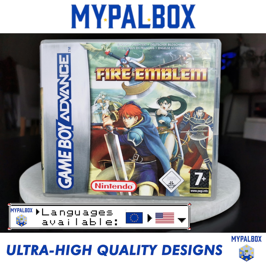 Ds Game Case for Fire Emblem (FE7) on GBA (PAL/USA) | Fire Emblem ...