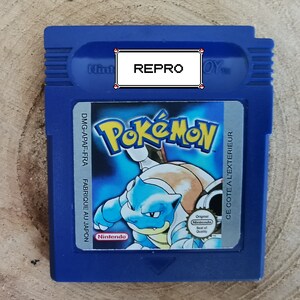 Gameboy Label for Pokémon Blue (PAL/USA) | Highest Fidelity Available ...