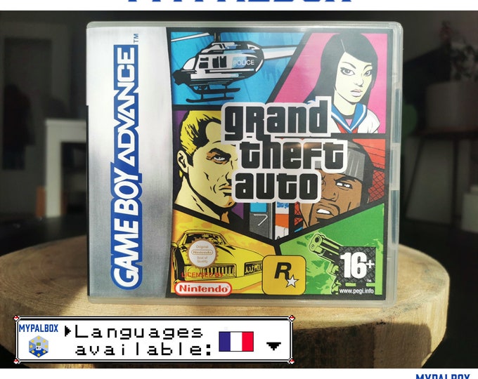 Ds Game Case for Grand Theft Auto on Gameboy Advance (FR) | GTA Gamebox ...