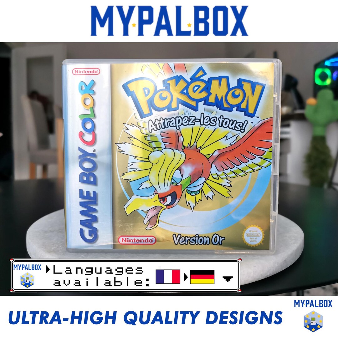 Ds Game Case for Pokémon Gold (french/german) | Pkmn Gold Version ...