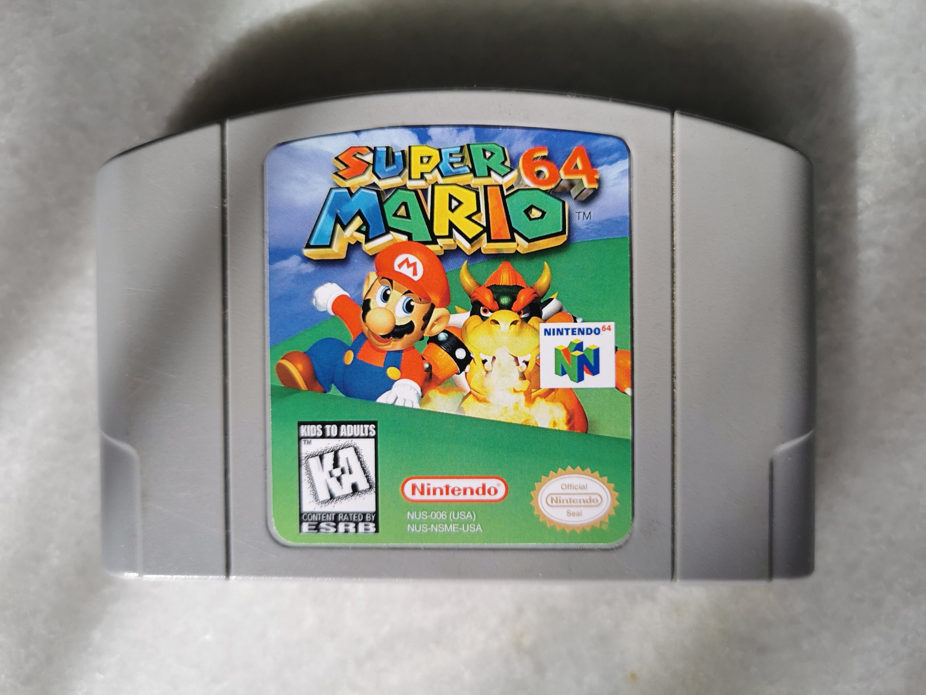 N64 Label for Super Mario 64 (PAL/USA) | Highest Fidelity Available ...