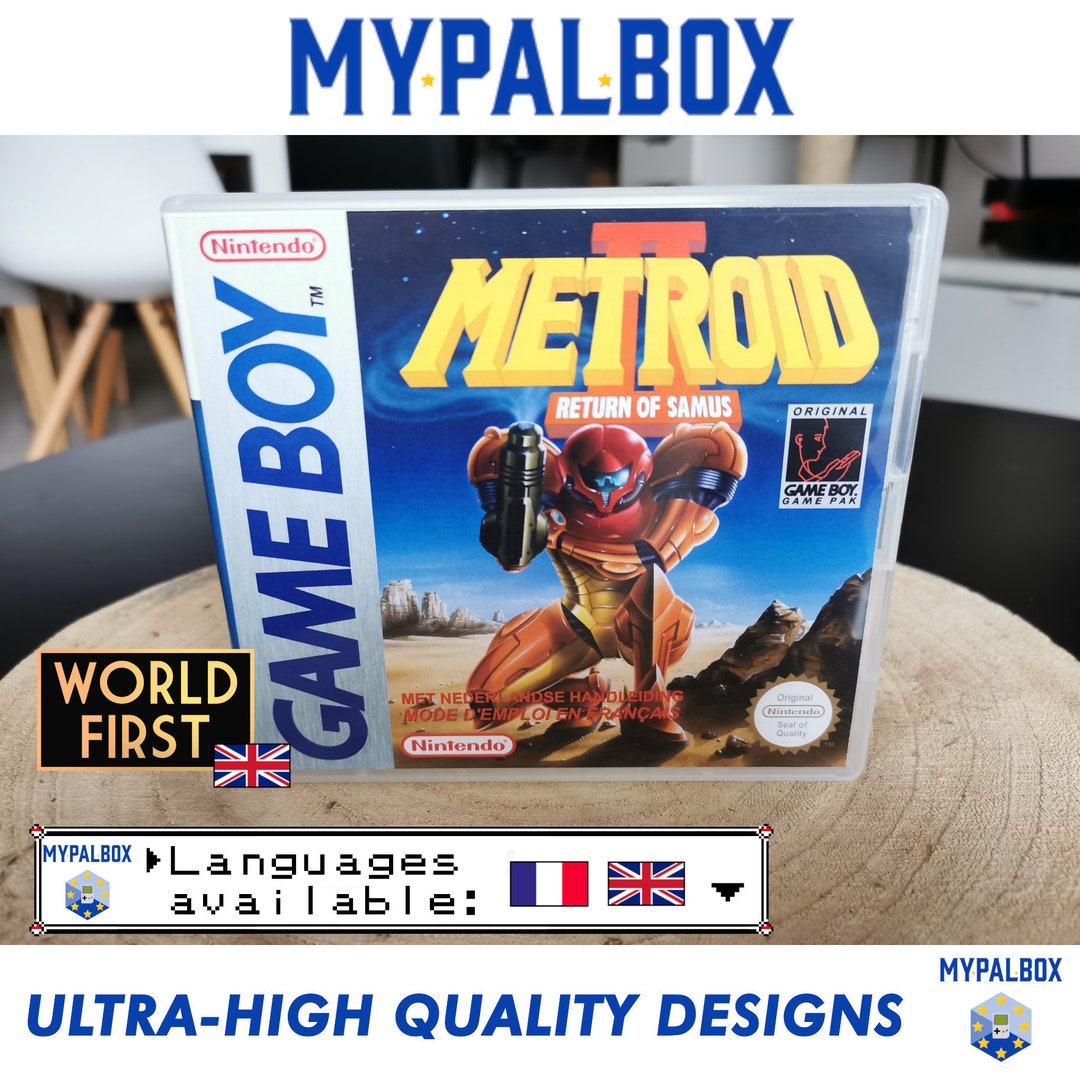 Ds Game Case for Metroid II : Return of Samus (fr-en / En) | Custom Box ...