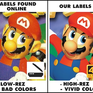N64 Label for Super Mario 64 (PAL/USA) | Highest Fidelity Available ...