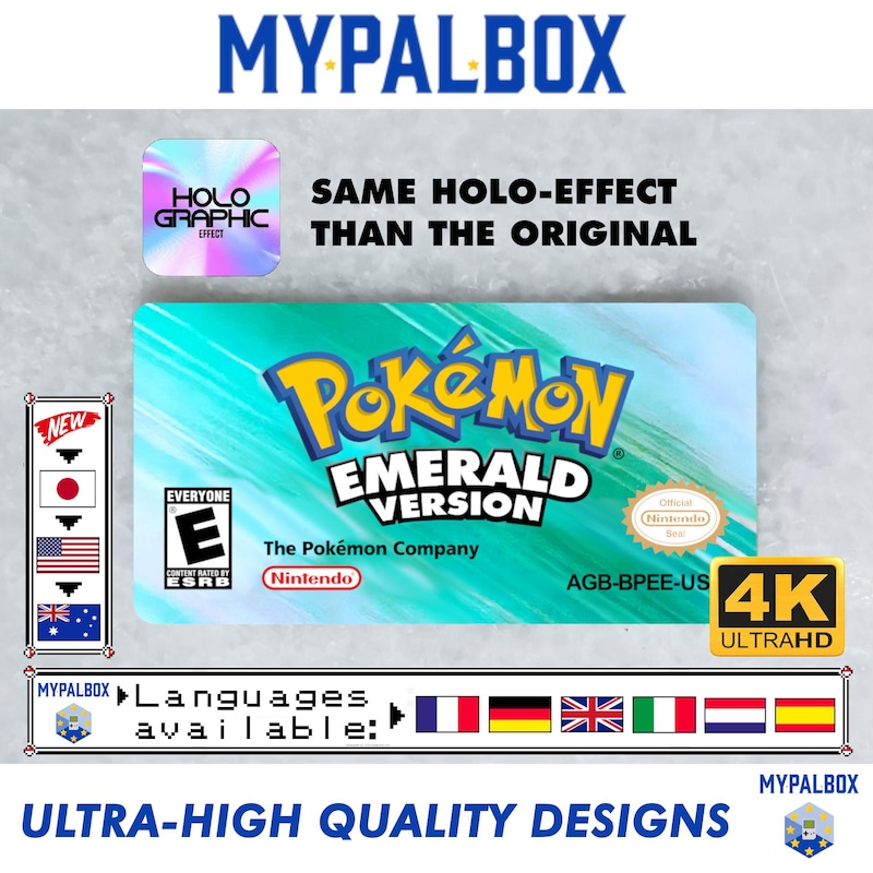 Custom Gba Game Label - Etsy