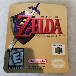 N64 Label for the Legend of Zelda: Ocarina of Time (PAL/USA) | Highest ...