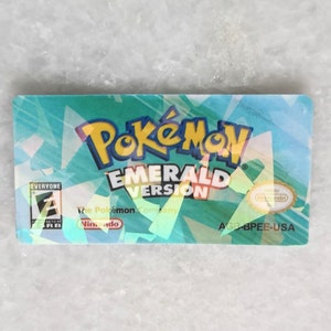 Holographic Gameboy Label for Pokémon Emerald (PAL/USA/JAP) | Highest ...