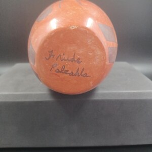 FRIEDA POLEAHLA - Hopi Native American Vintage Red on Black Pottery ...