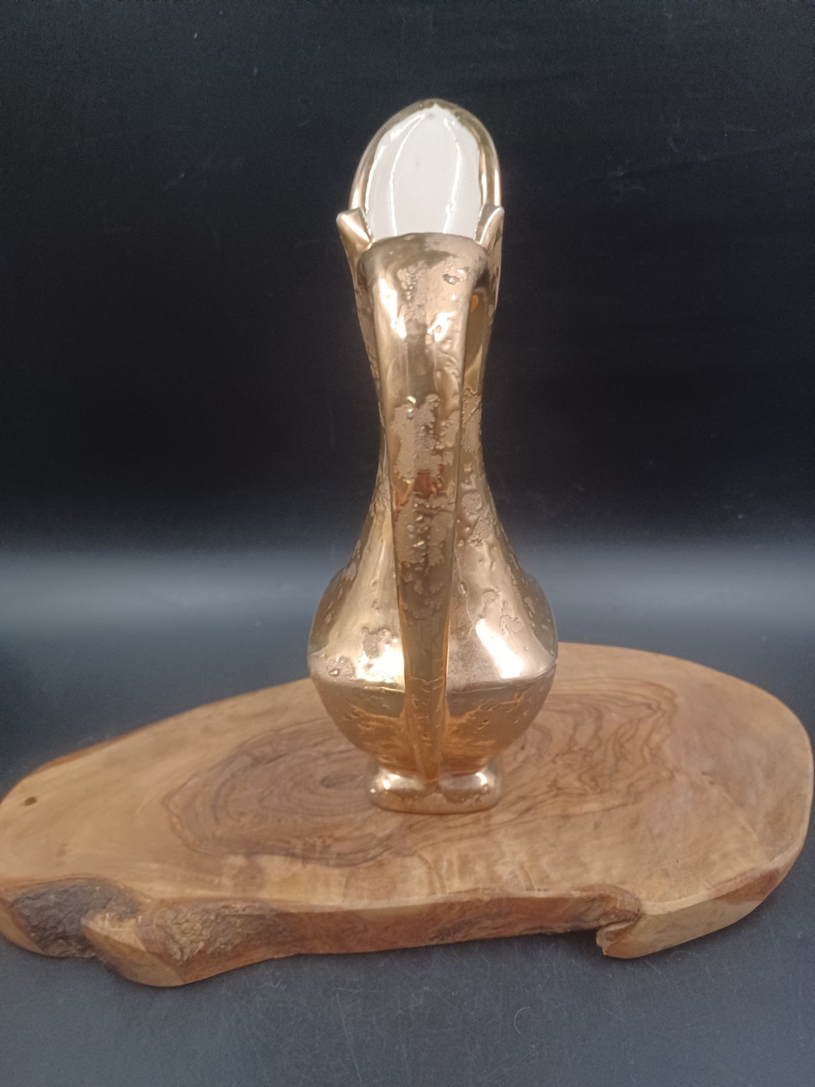 Vintage Weeping Gold Pitcher - 7.75"t X 4"l X 1.75"w @ Base - Etsy