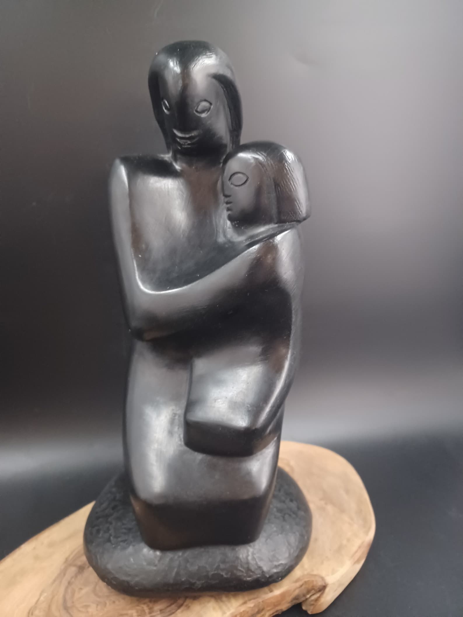 Vintage Rima Padova NY 1965 austin Black Modernist MCM Pottery Figural ...