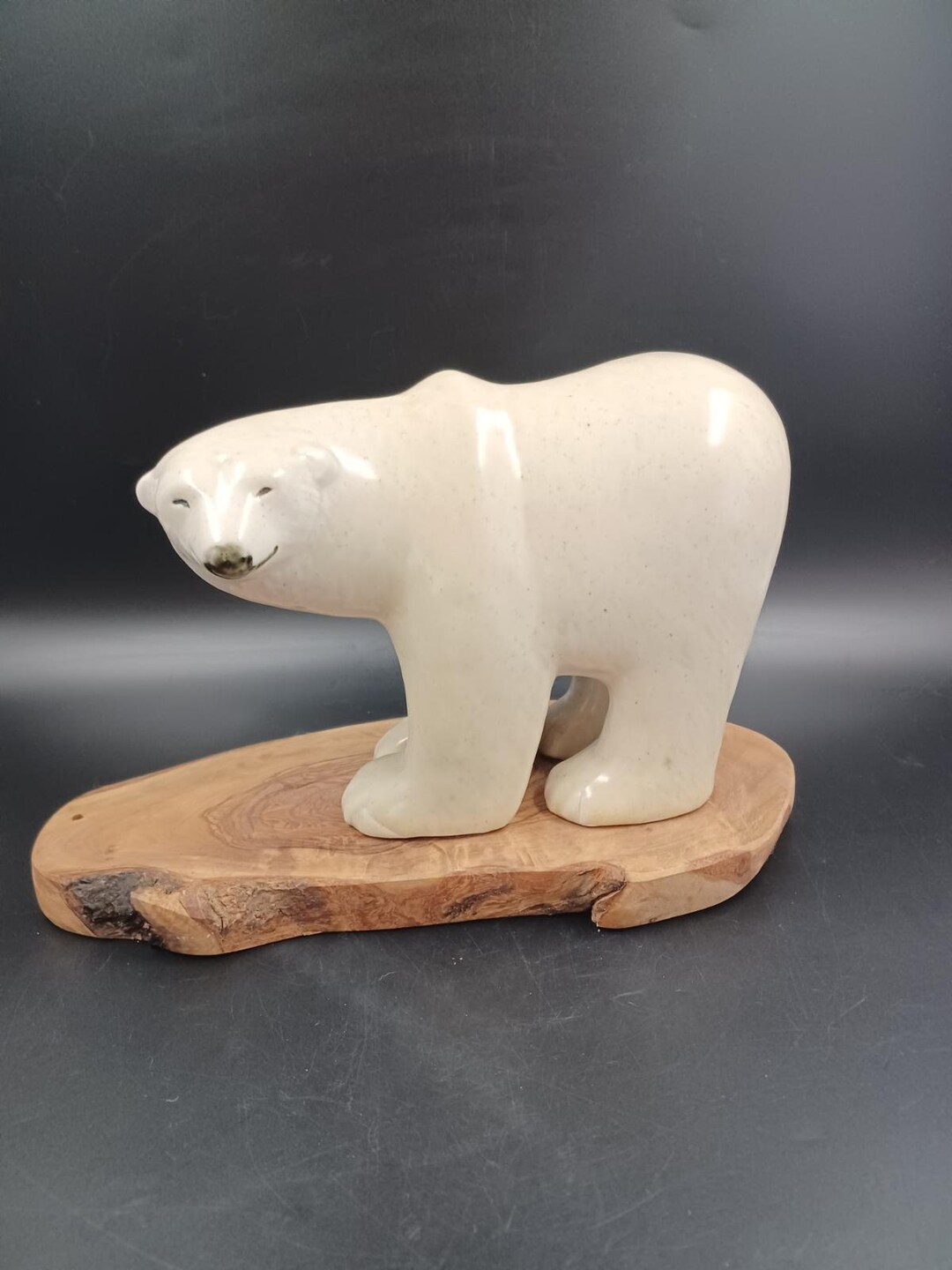 Vintage Lisa Larson Gustavsberg Sweden Large Stoneware Polar Bear - 6.5"t X 8.5"l X 3.5"w - Etsy