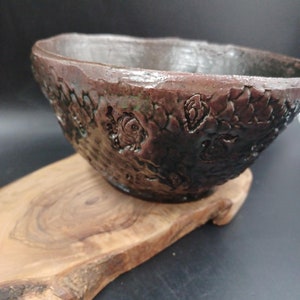 Signed Crude Art Pottery Fish/sea Character Bowl - 4"t X 7"r - Etsy