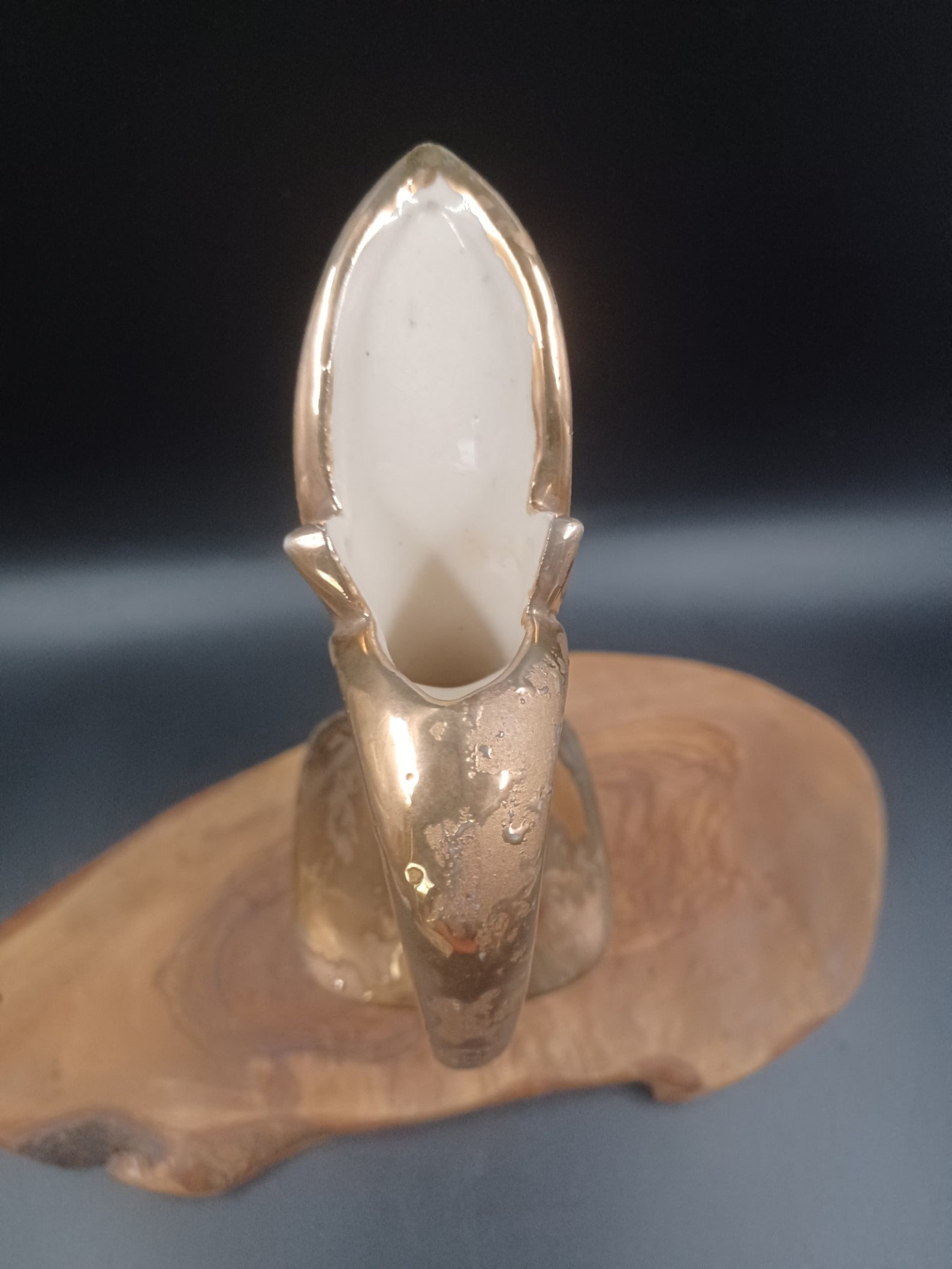 Vintage Weeping Gold Pitcher - 7.75"t X 4"l X 1.75"w @ Base - Etsy
