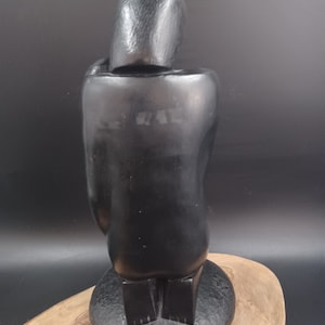 Vintage Rima Padova NY 1965 (austin) Black Modernist MCM Pottery ...