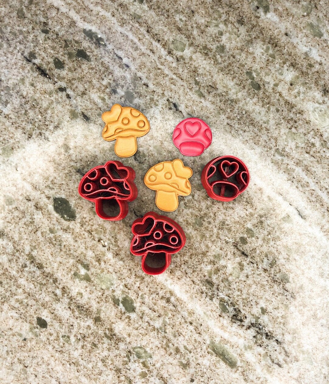 Cute Mushroom Polymer Clay Cutters for Handmade Jewelry, Perfect ...