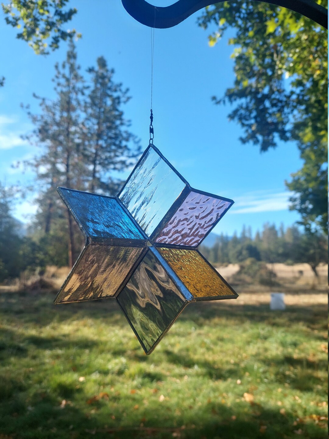 Rainbow Water Glass Spinner - Etsy