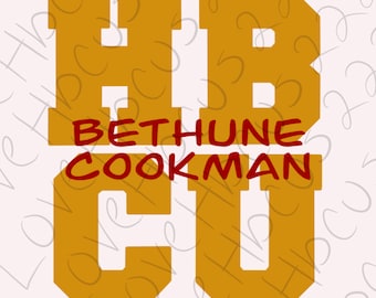 Bethune Cookman Tigers Svg and PNG - Etsy