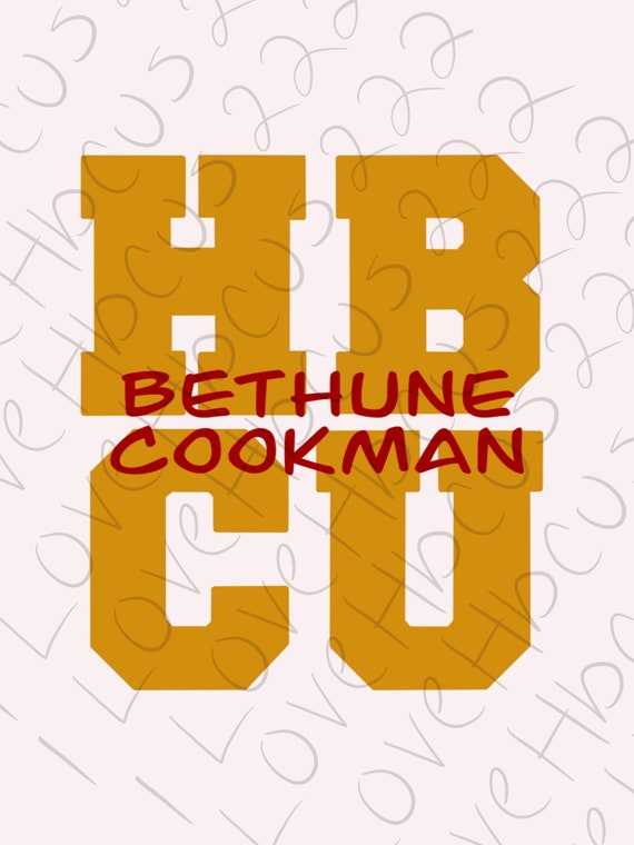 Bethune Cookman/hbcu Svg and Png | Etsy