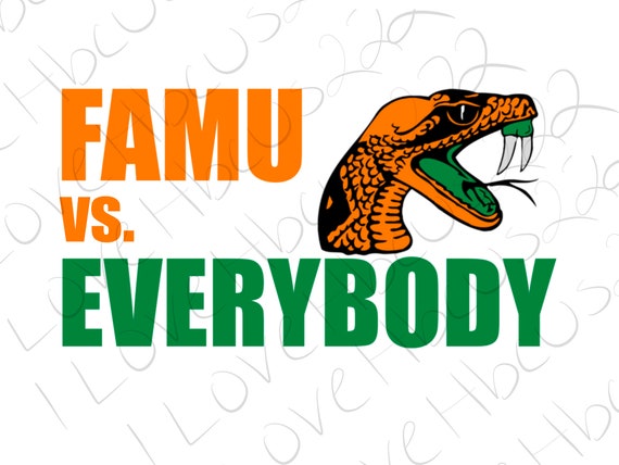 FAMU Vs. Everybody Svg and Png - Etsy
