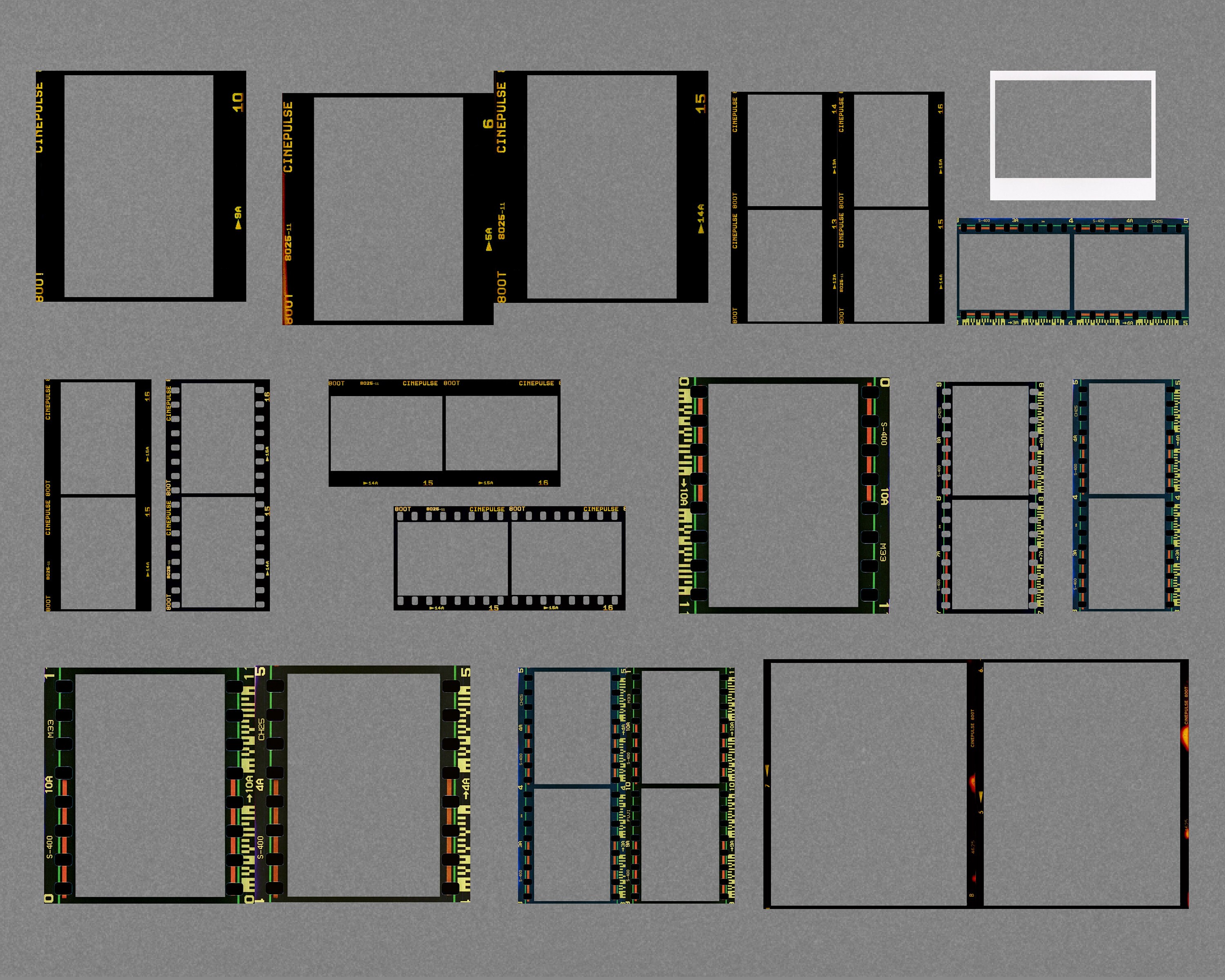Cinematic Film Border Frames - 35mm & 120 Film - Film Strip, Instant ...