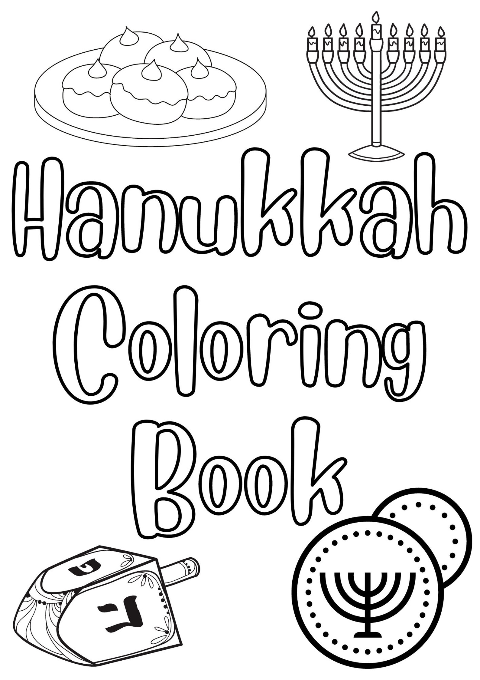 Jewish Holiday Coloring Pages: Rosh Hashanah, Passover, Hanukkah ...