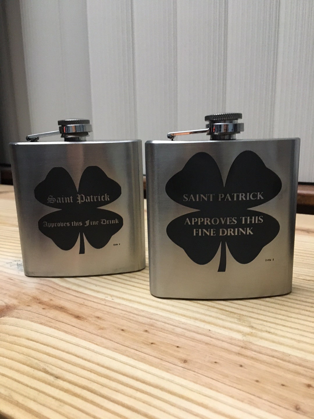 St. Patrick's Day 6 Oz. Hip Flasks - Etsy