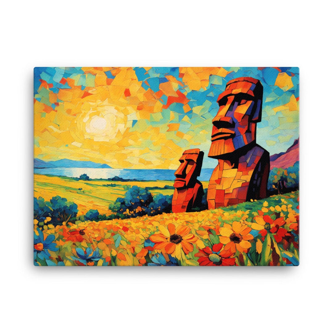 Van Gogh Easter Island, Lost Artwork, Easter Island Art, Vincent Van ...