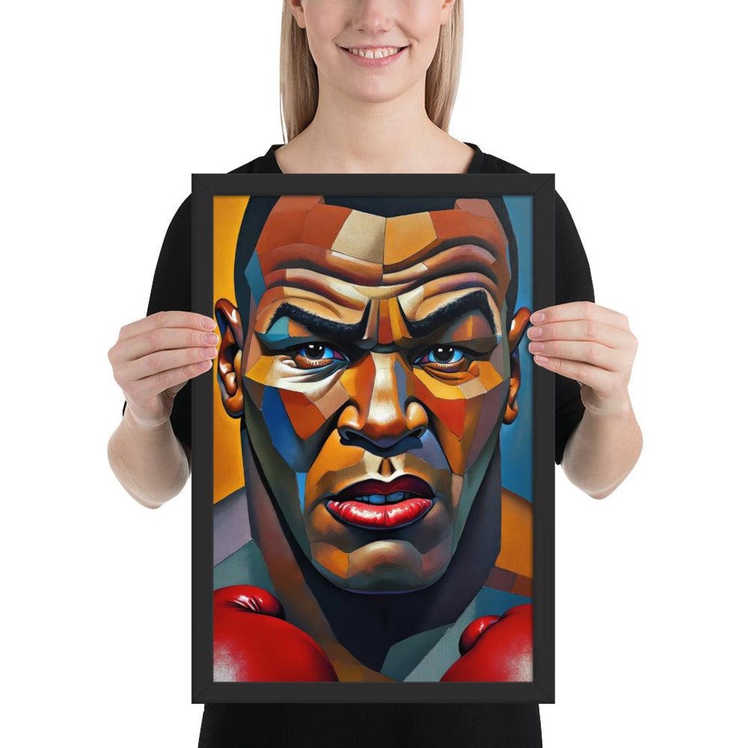 Superstar Art, Mike Tyson Portrait, Iron Mike Artwork, Sports Artwork ...