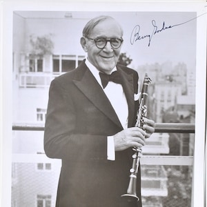 BENNY GOODMAN Signed Photo - KING of Swing W/coa - Etsy