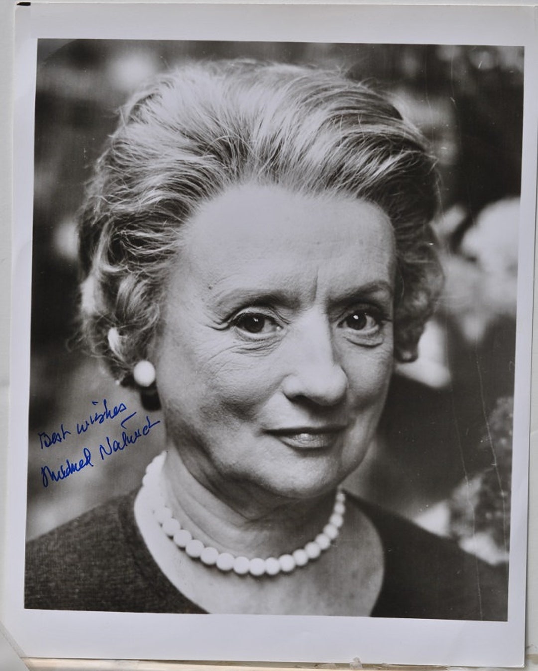 MILDRED NATWICK SIGNED Photo - Barefoot in the Park, 3 Godfathers W/coa ...
